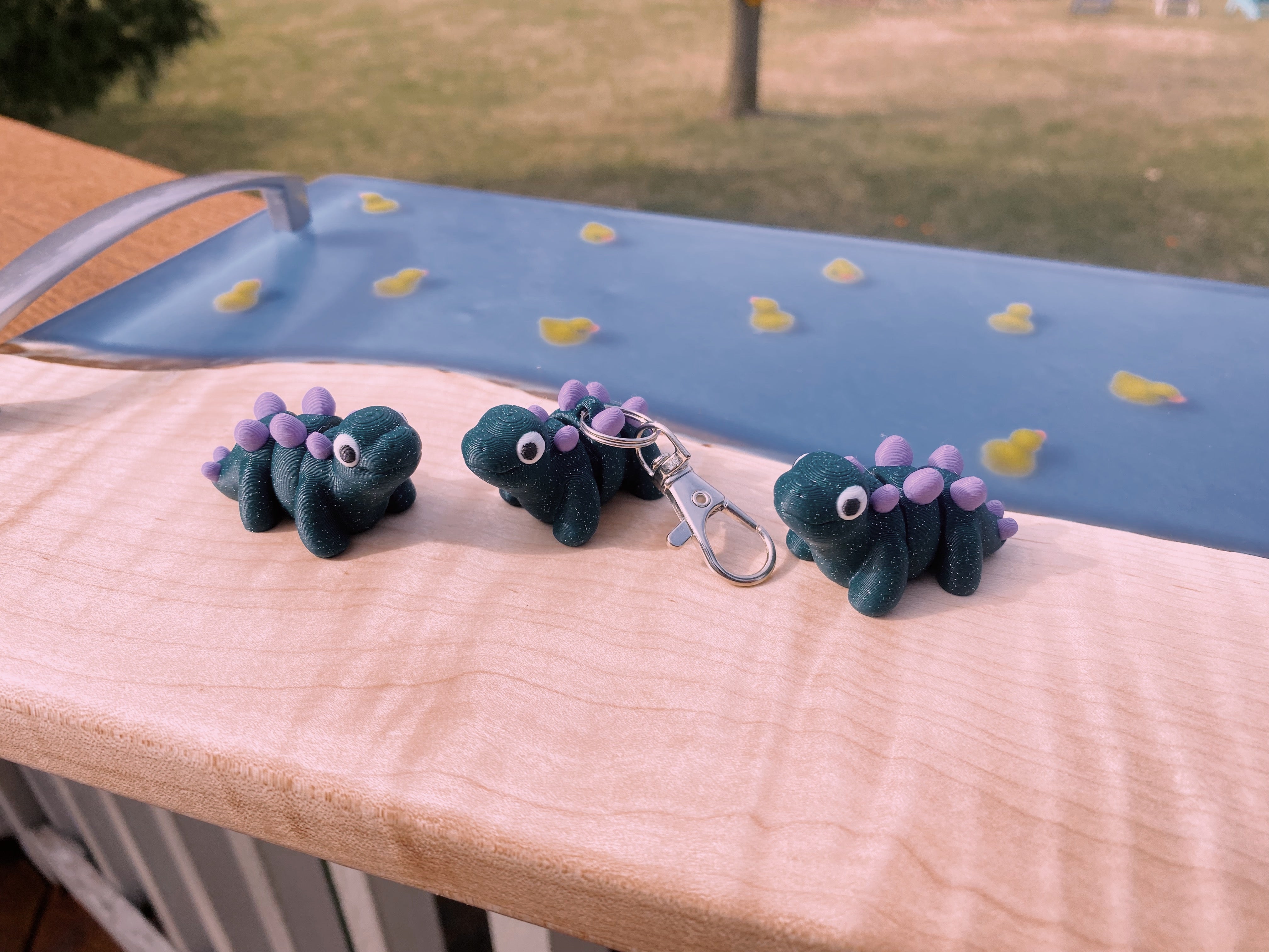 Miniature Stegosaurus Fidgets and Keychains – Hometown 3D