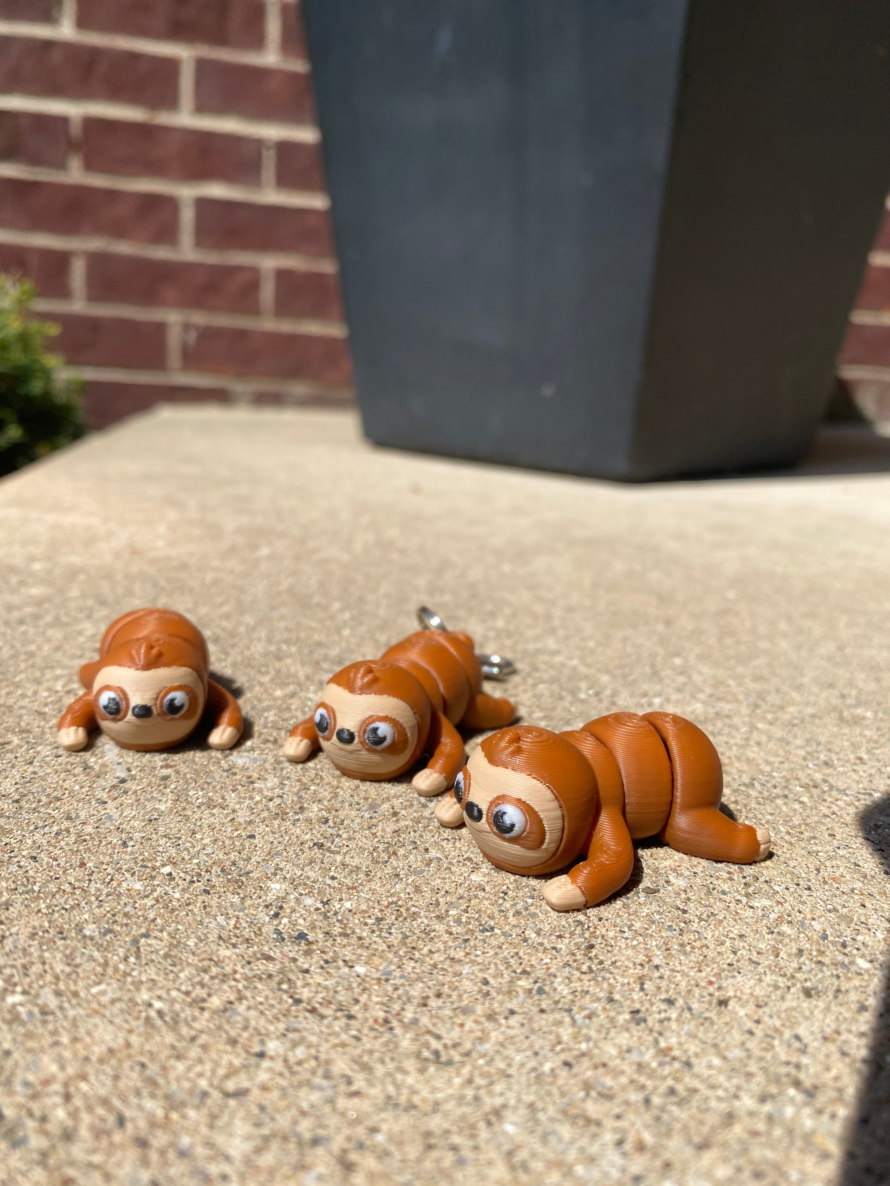 Sloth Fidget Toys and Keychains – Hometown 3D